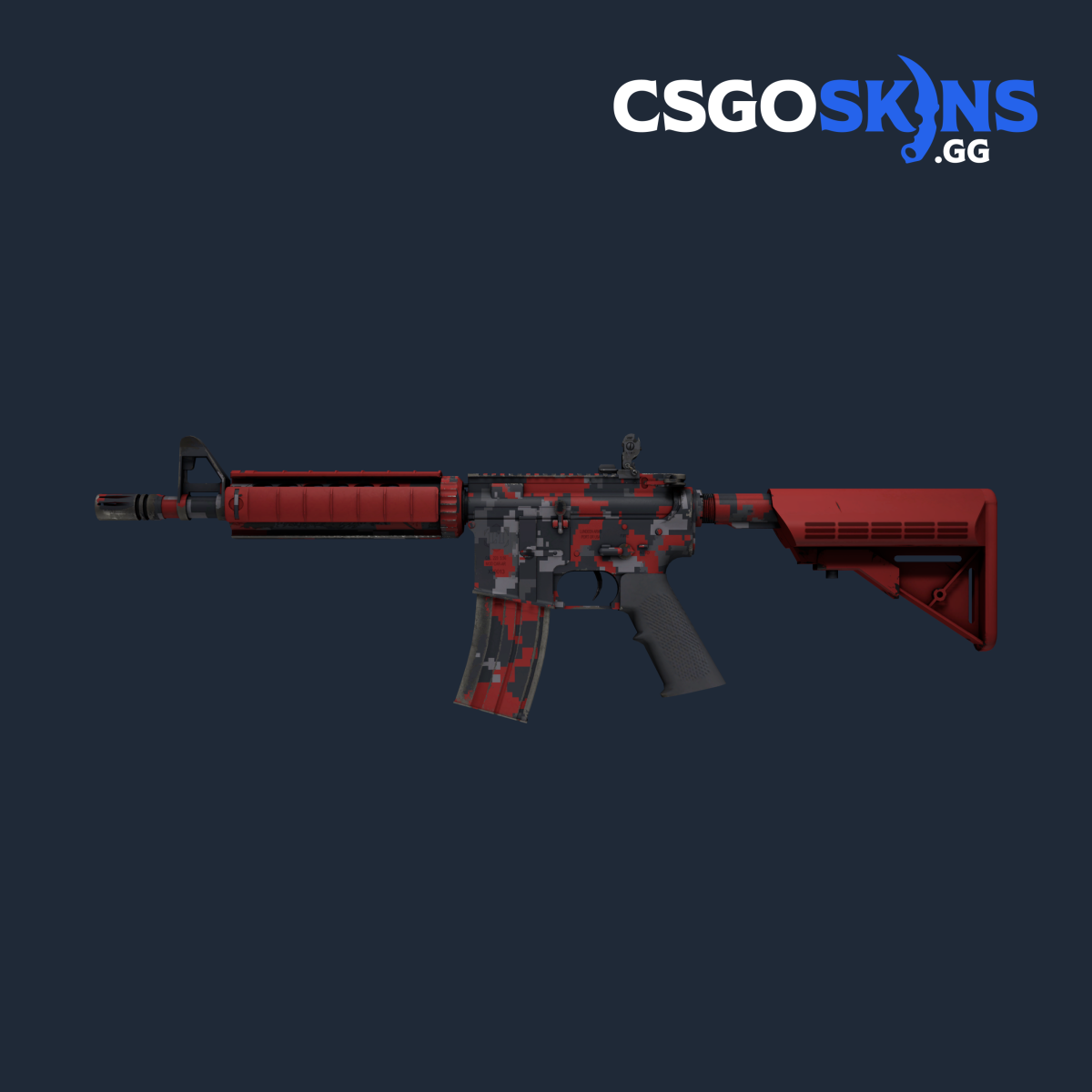 M4A4 | Red DDPAT - CSGOSKINS.GG