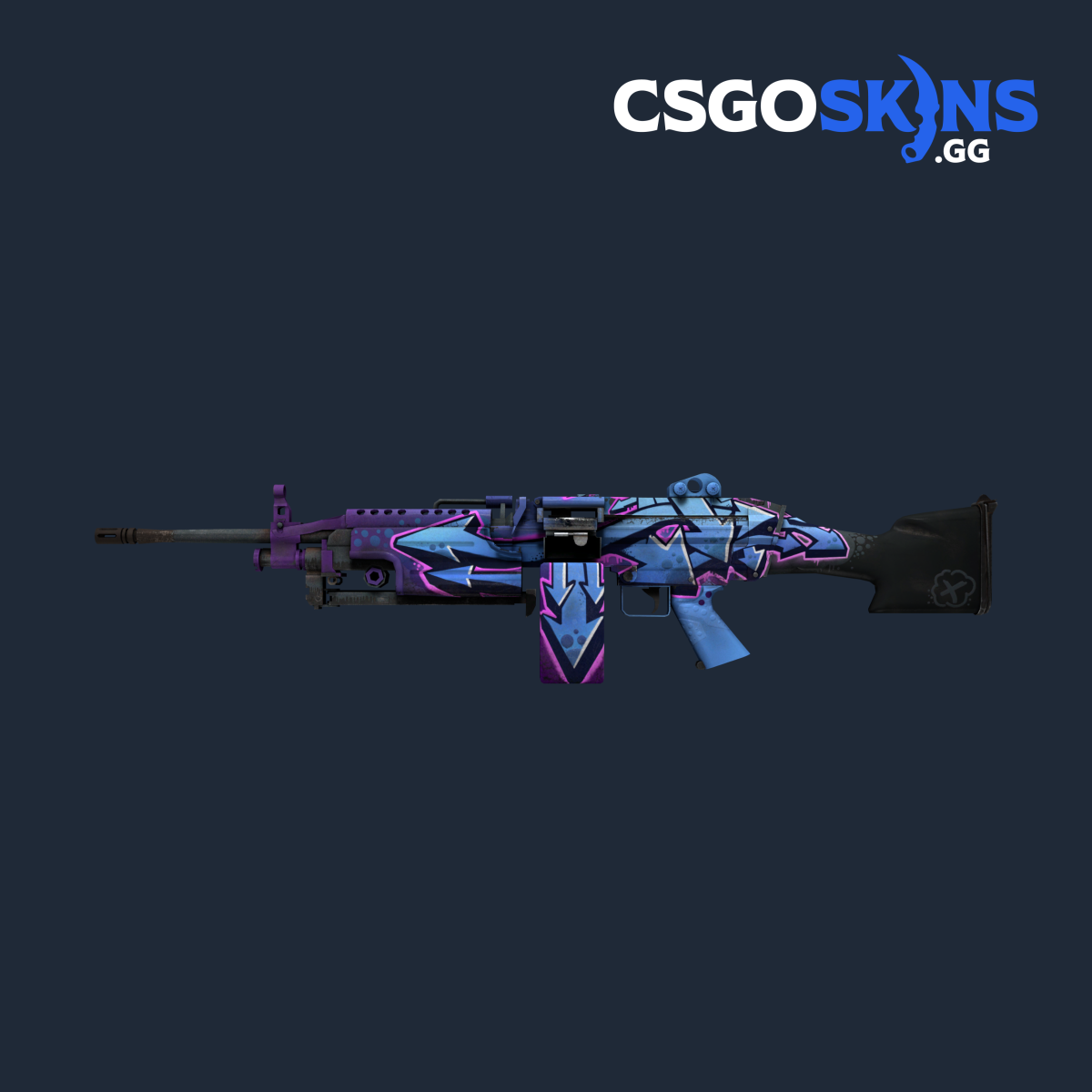 M249 | Downtown - CSGOSKINS.GG