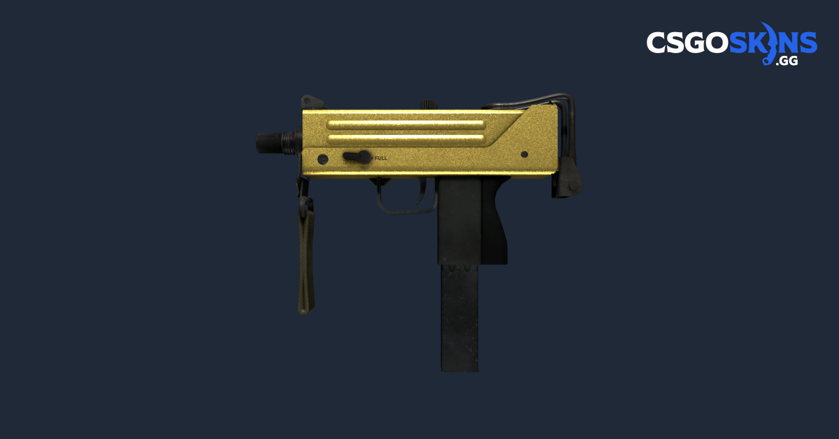 MAC-10 | Gold Brick - CSGOSKINS.GG