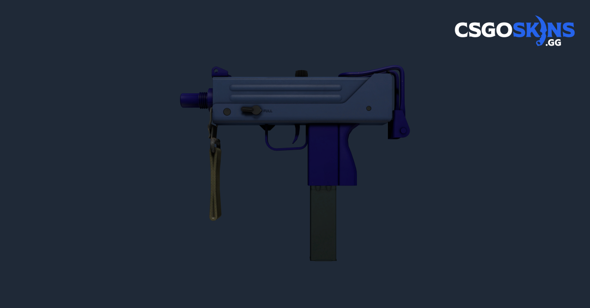 MAC-10 | Indigo - CSGOSKINS.GG