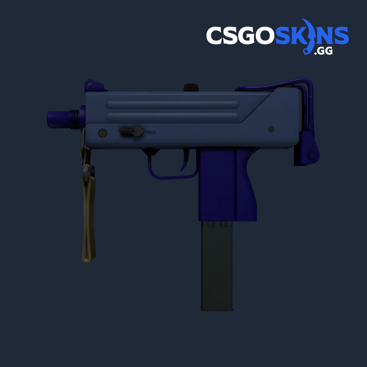 MAC-10 | Indigo - CSGOSKINS.GG