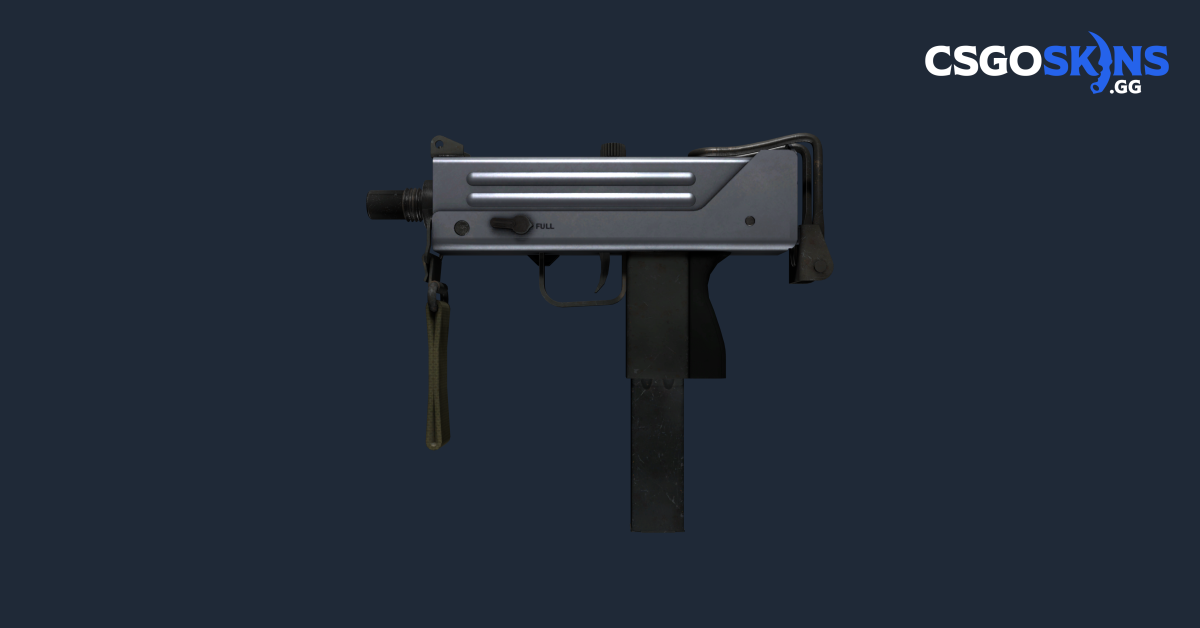 MAC-10 | Silver - CSGOSKINS.GG