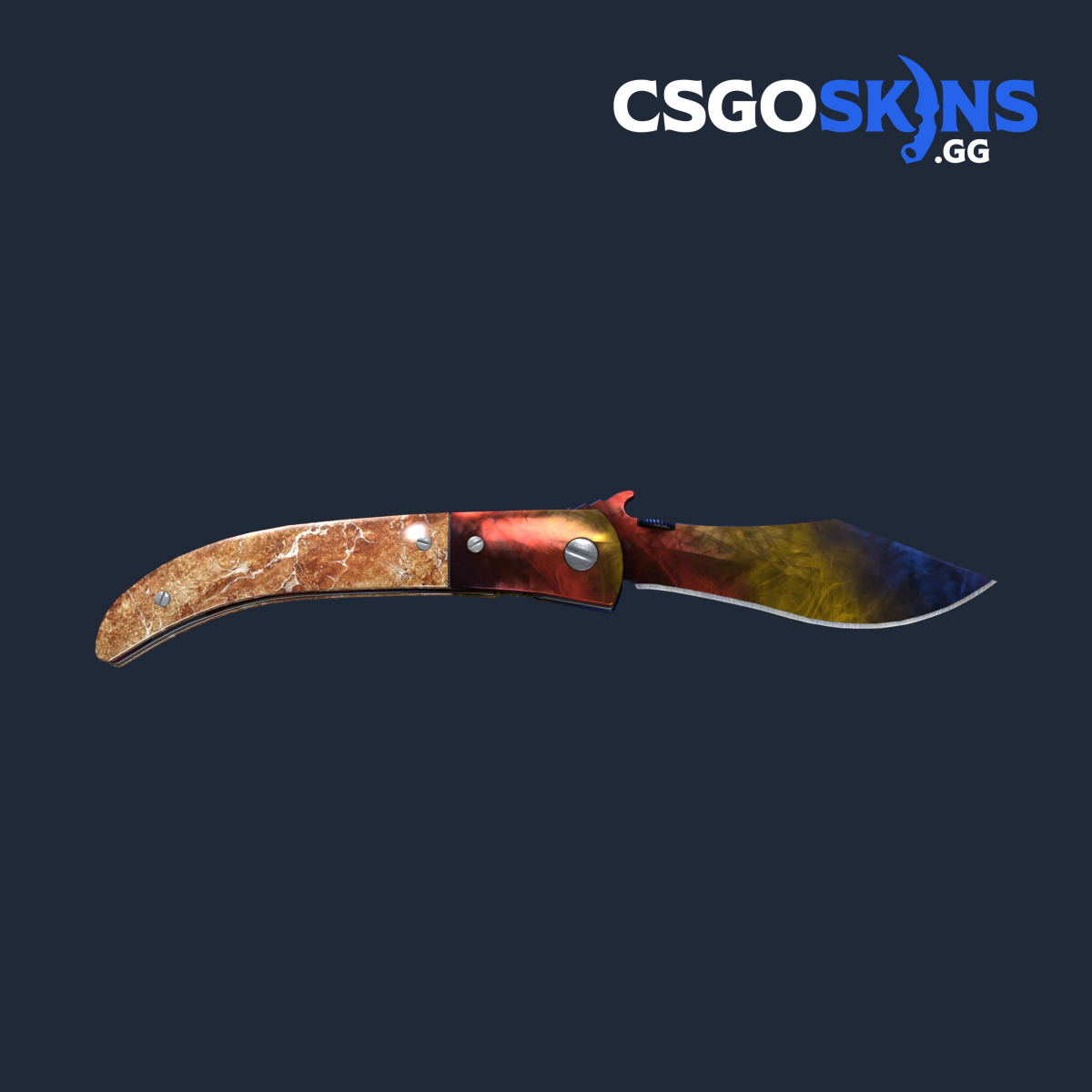 Navaja Knife | Marble Fade - CSGOSKINS.GG