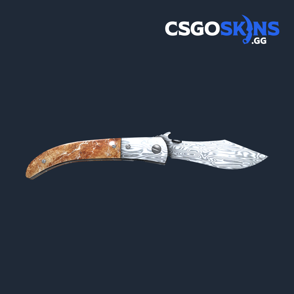Navaja Knife | Damascus Steel - CSGOSKINS.GG