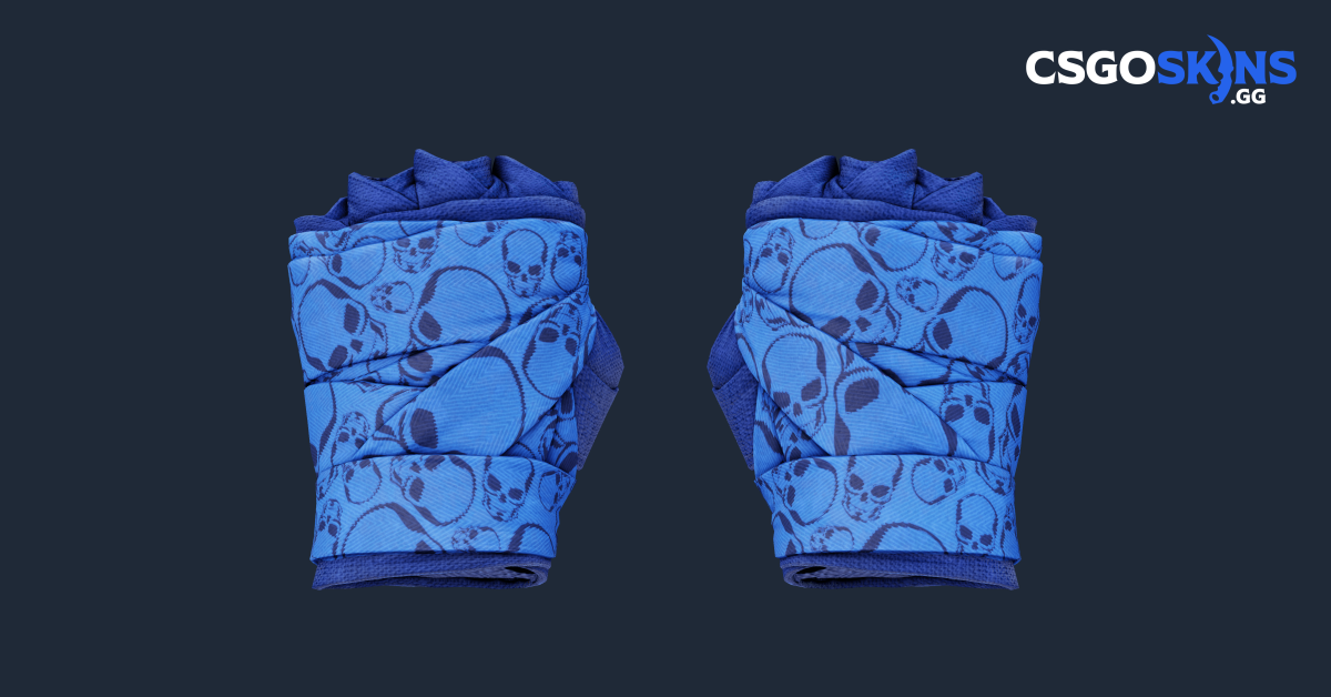 Hand Wraps | Cobalt Skulls - CSGOSKINS.GG