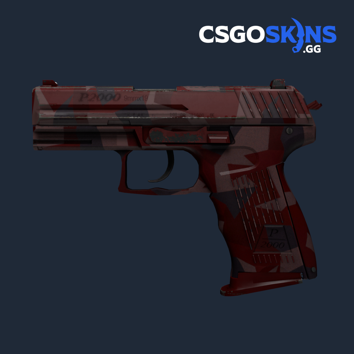 P2000 | Red FragCam - CSGOSKINS.GG