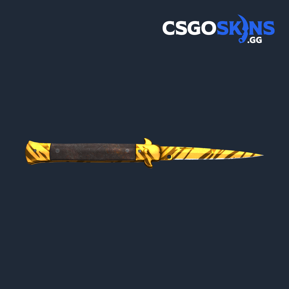 Stiletto Knife | Tiger Tooth - CSGOSKINS.GG