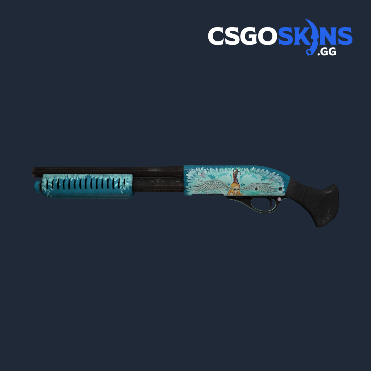 Sawed-Off | Serenity - CSGOSKINS.GG