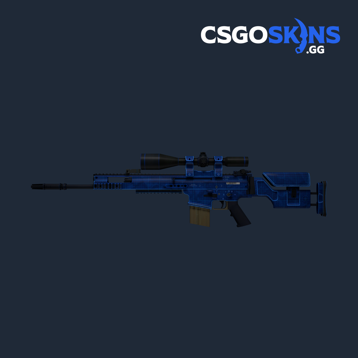 SCAR-20 | Blueprint - CSGOSKINS.GG