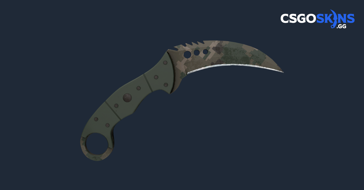 Talon Knife | Forest DDPAT - CSGOSKINS.GG