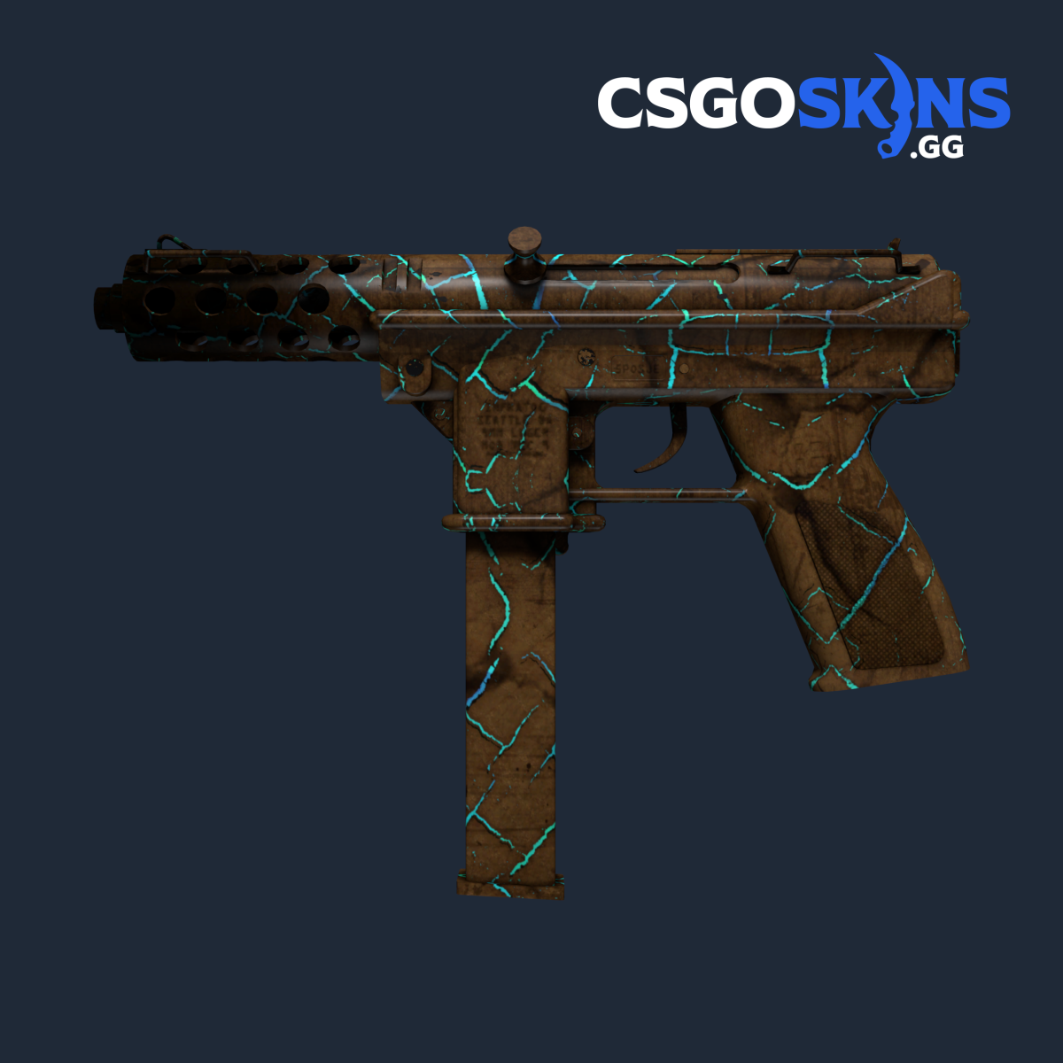 Tec-9 | Cracked Opal - CSGOSKINS.GG
