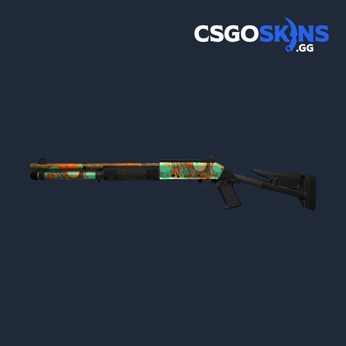 XM1014 | Bone Machine - CSGOSKINS.GG