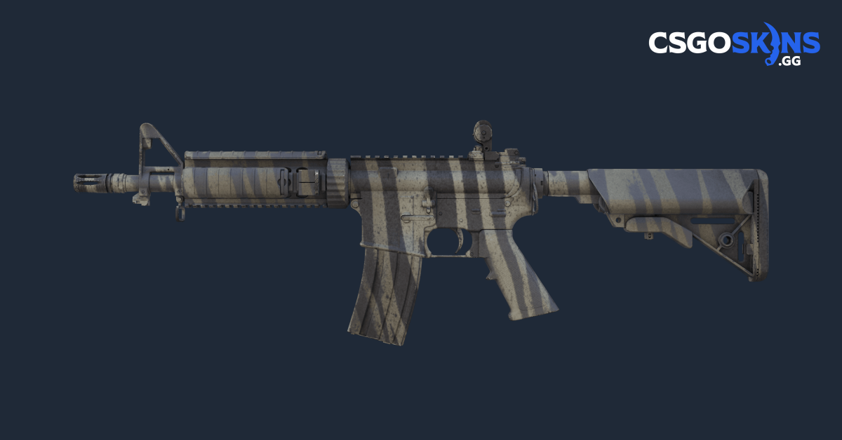 M4A4 | Faded Zebra - CSGOSKINS.GG