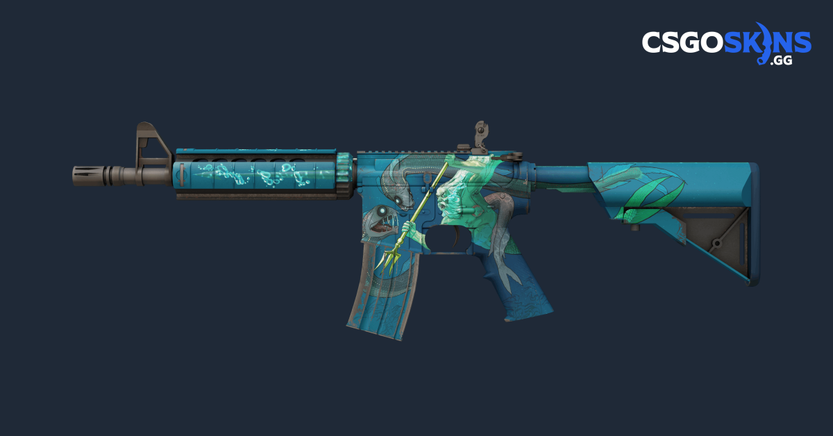 M4A4 | Poseidon - CSGOSKINS.GG