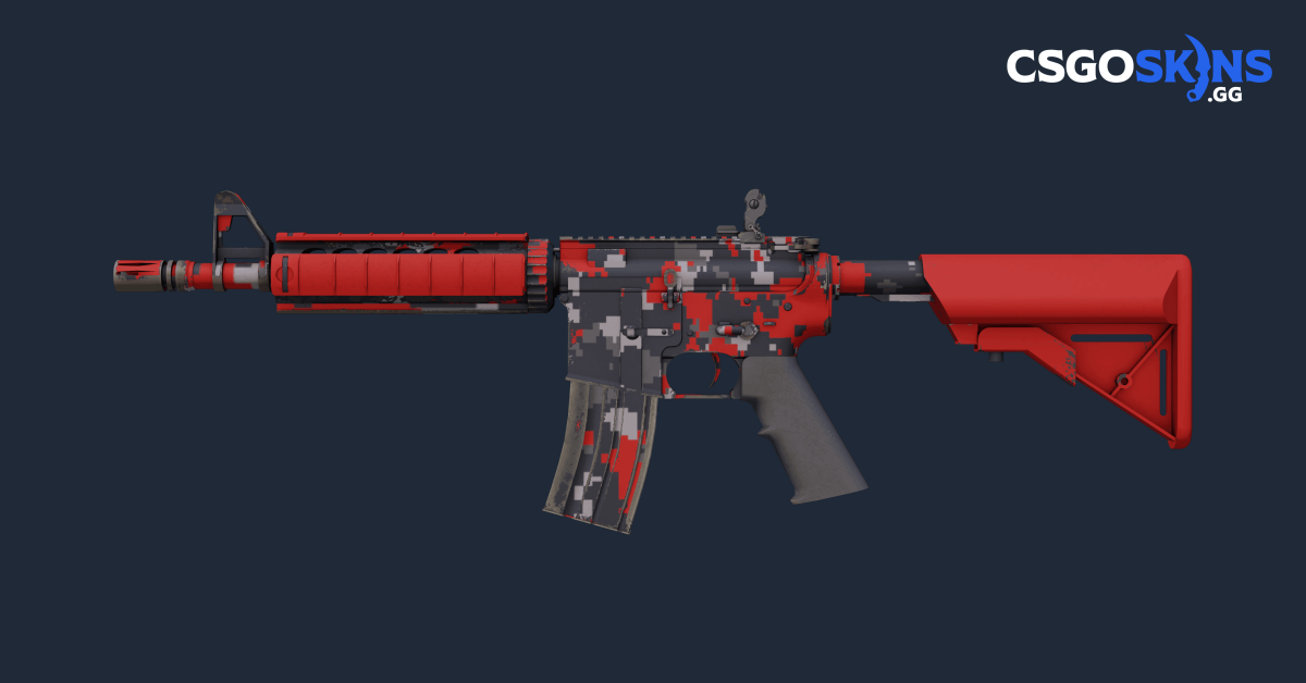 M4A4 | Red DDPAT - CSGOSKINS.GG