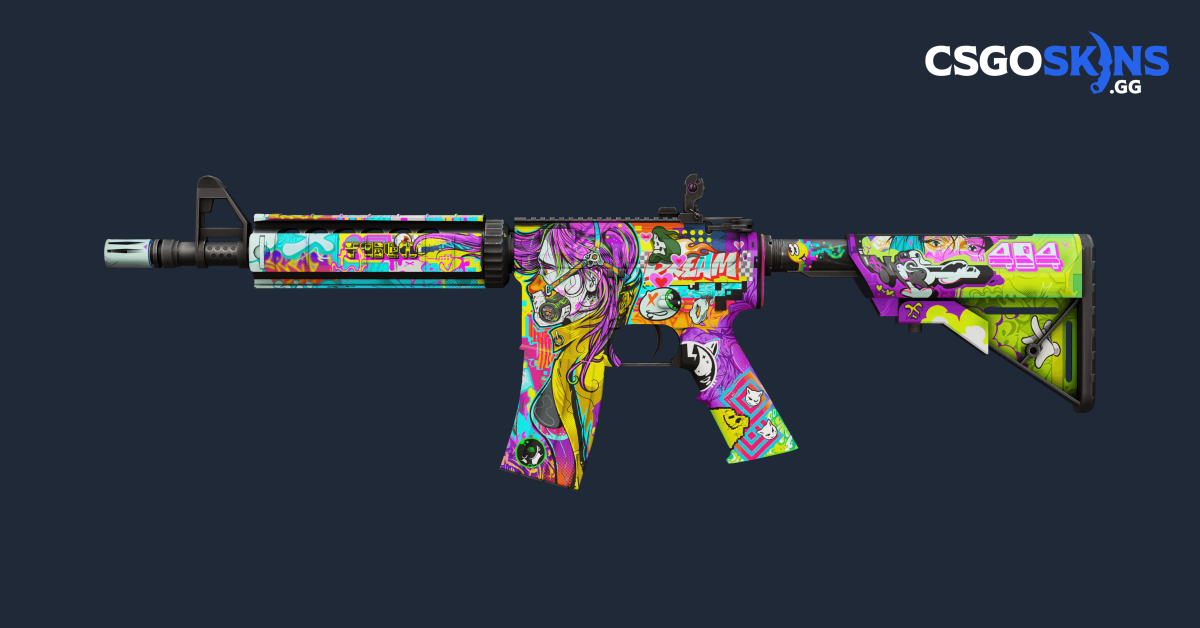 M4A4 | In Living Color - CSGOSKINS.GG