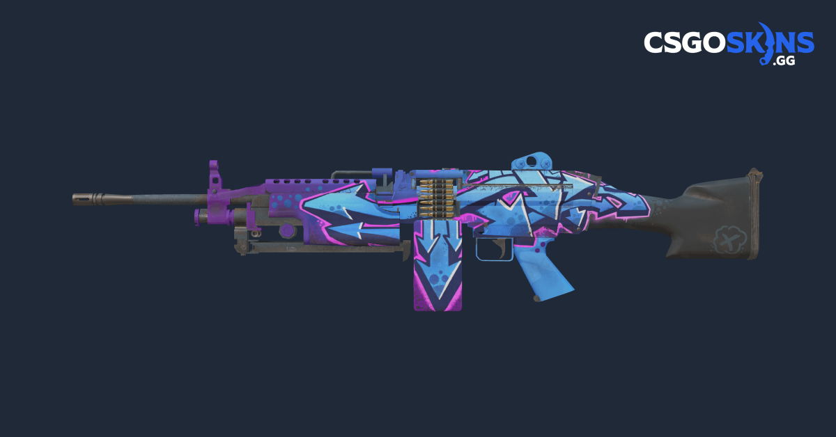 M249 | Downtown - CSGOSKINS.GG