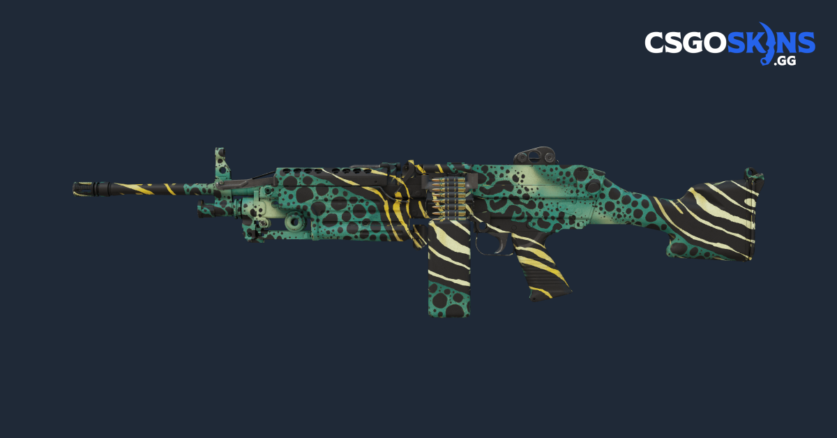 M249 | Emerald Poison Dart - CSGOSKINS.GG