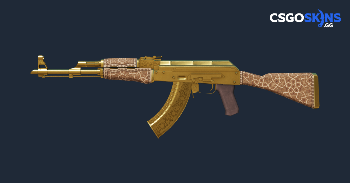 AK-47 | Gold Arabesque - CSGOSKINS.GG