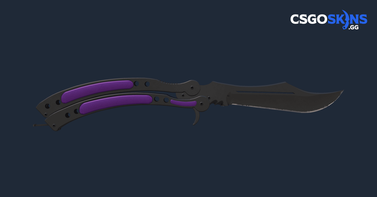 Butterfly Knife | Ultraviolet - CSGOSKINS.GG