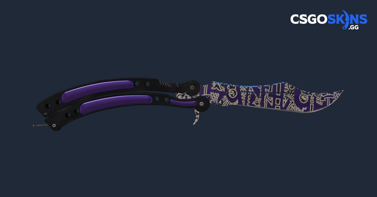 Butterfly Knife | Freehand - CSGOSKINS.GG