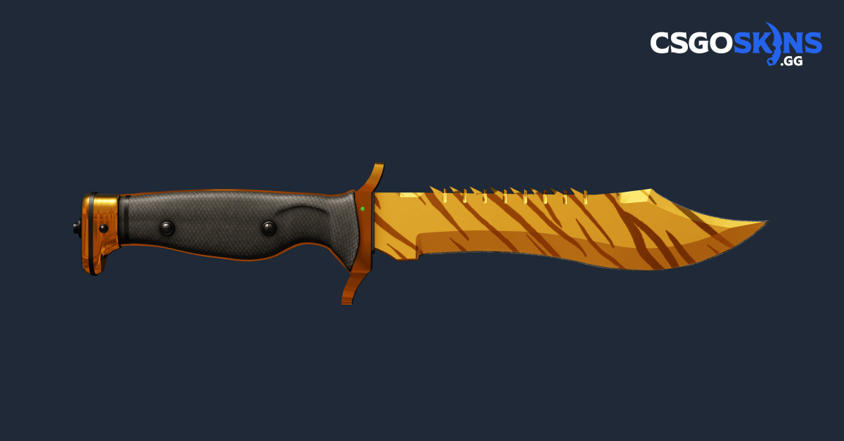 Bowie Knife | Tiger Tooth - CSGOSKINS.GG
