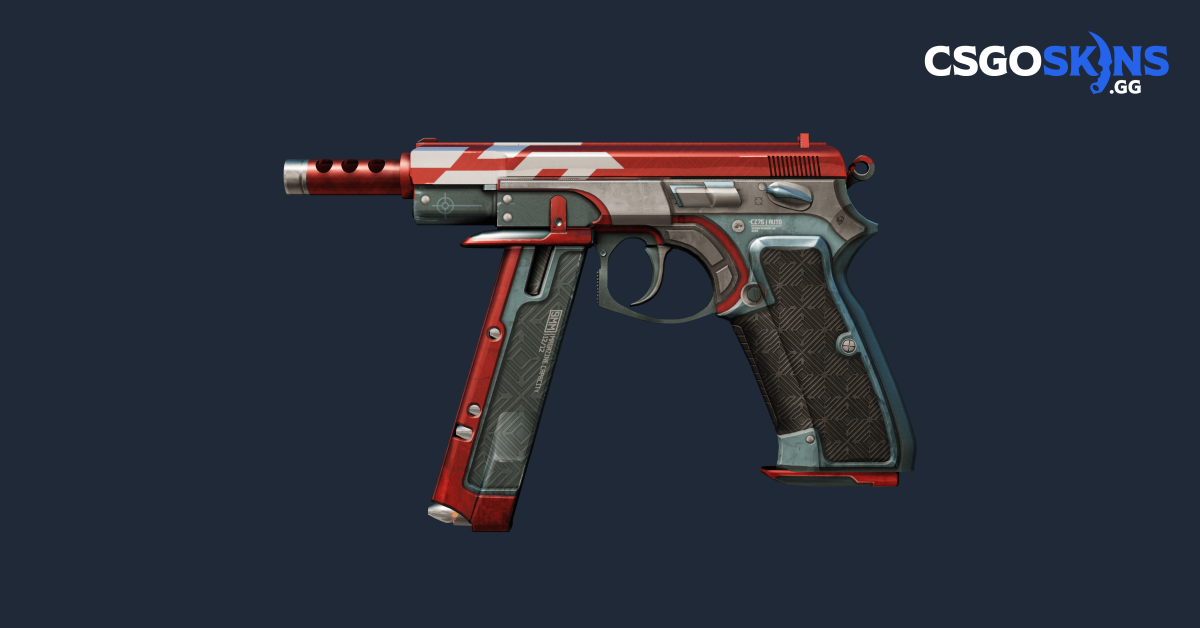 CZ75-Auto | Red Astor - CSGOSKINS.GG