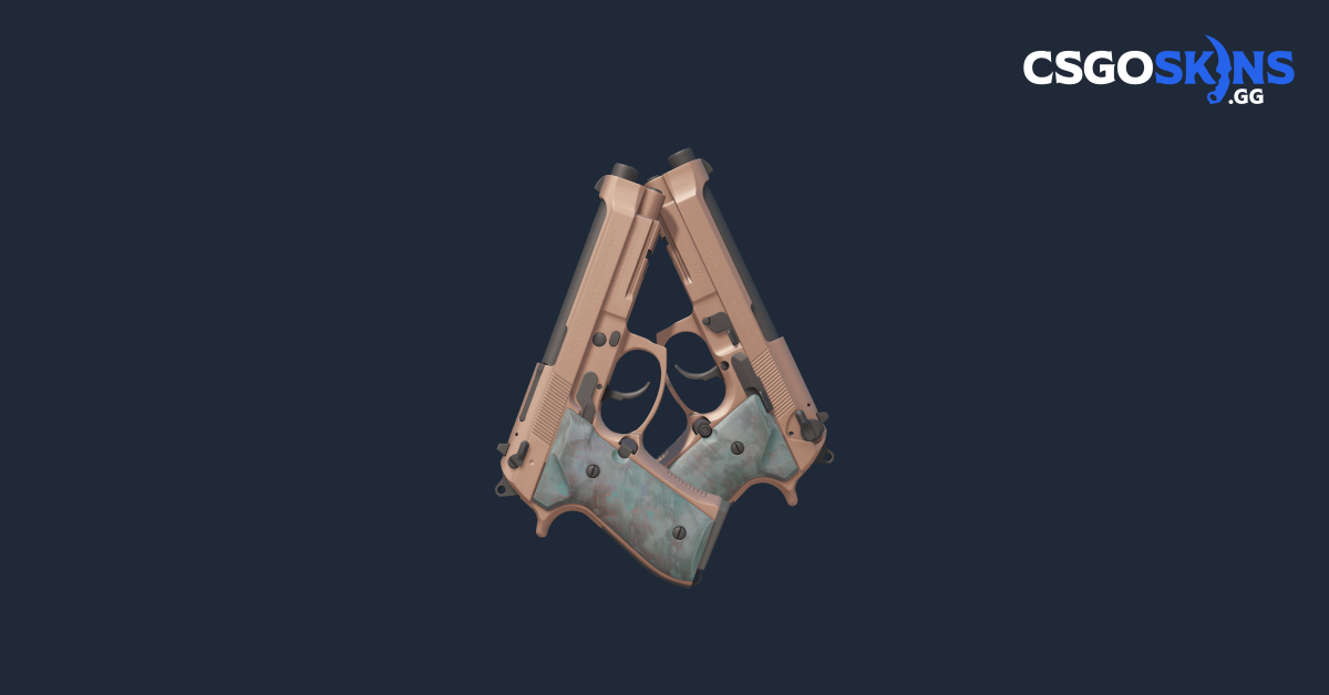 Dual Berettas | Rose Nacre - CSGOSKINS.GG