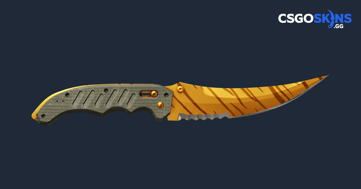 Flip Knife | Tiger Tooth - CSGOSKINS.GG