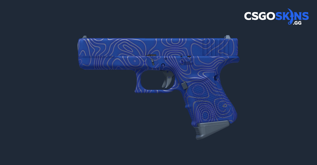 Glock-18 | Ocean Topo - CSGOSKINS.GG