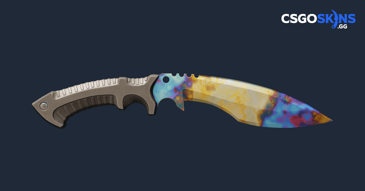 Kukri Knife | Case Hardened - CSGOSKINS.GG