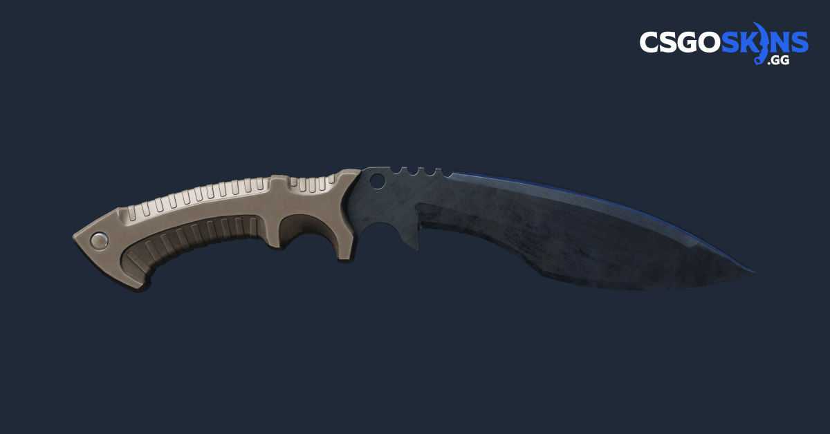 Kukri Knife | Blue Steel - CSGOSKINS.GG