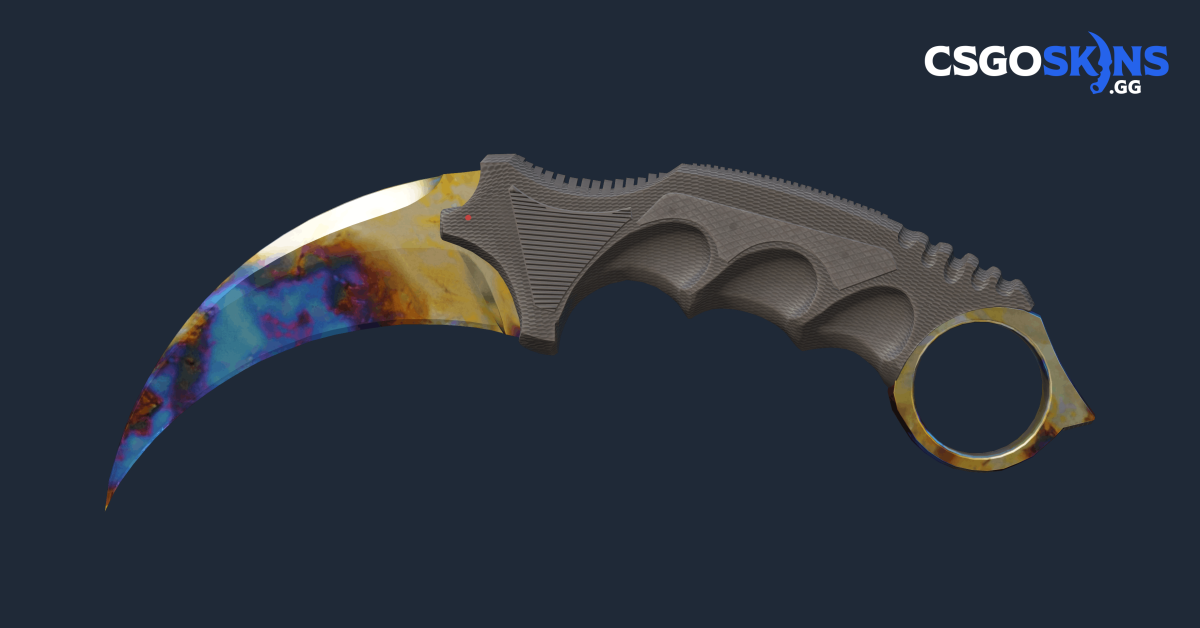 Karambit | Case Hardened - CSGOSKINS.GG