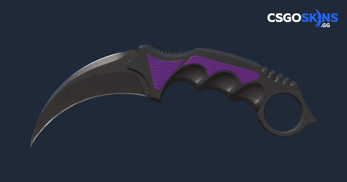 Karambit | Ultraviolet - CSGOSKINS.GG