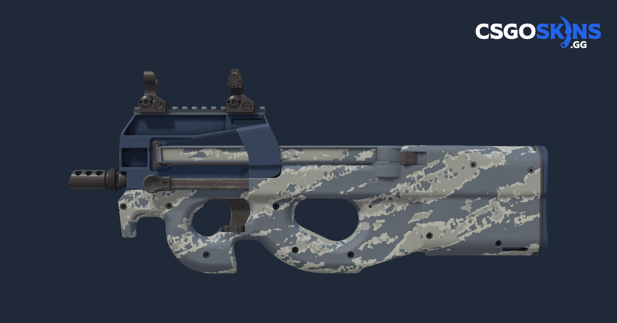 P90 | Blue Tac - CSGOSKINS.GG