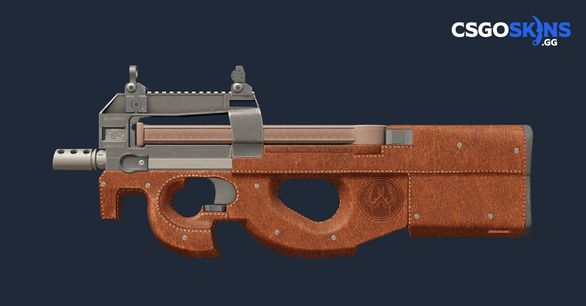 P90 | Leather - CSGOSKINS.GG