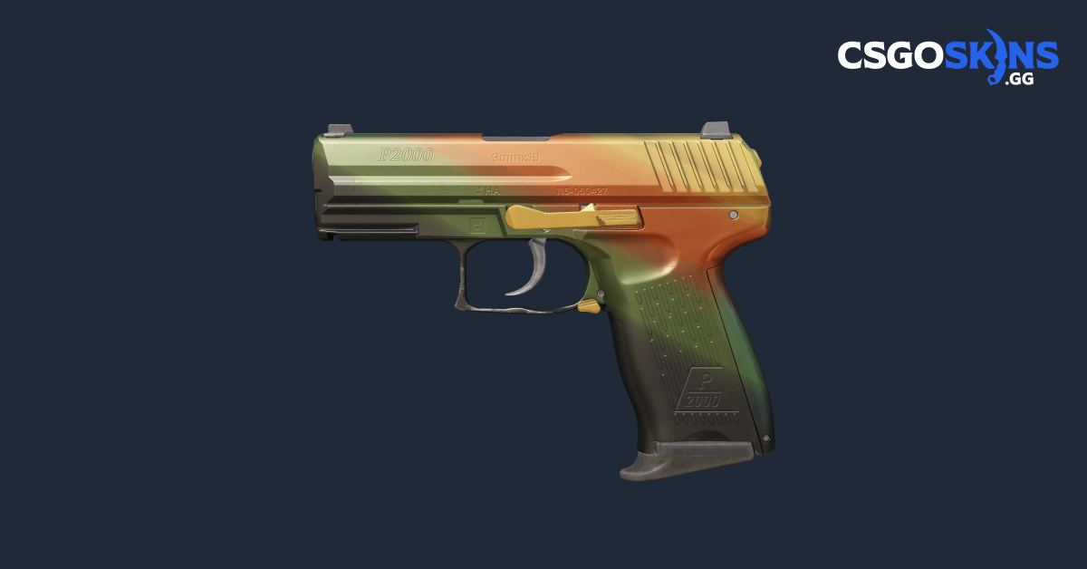 P2000 | Amber Fade - CSGOSKINS.GG