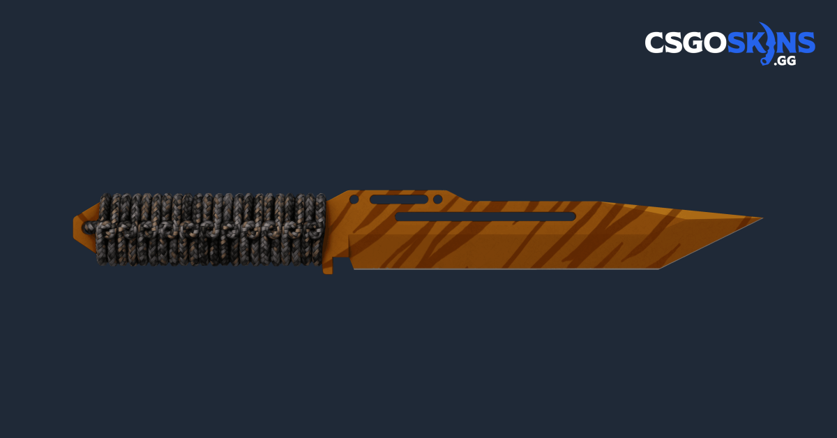 Paracord Knife | Tiger Tooth - CSGOSKINS.GG