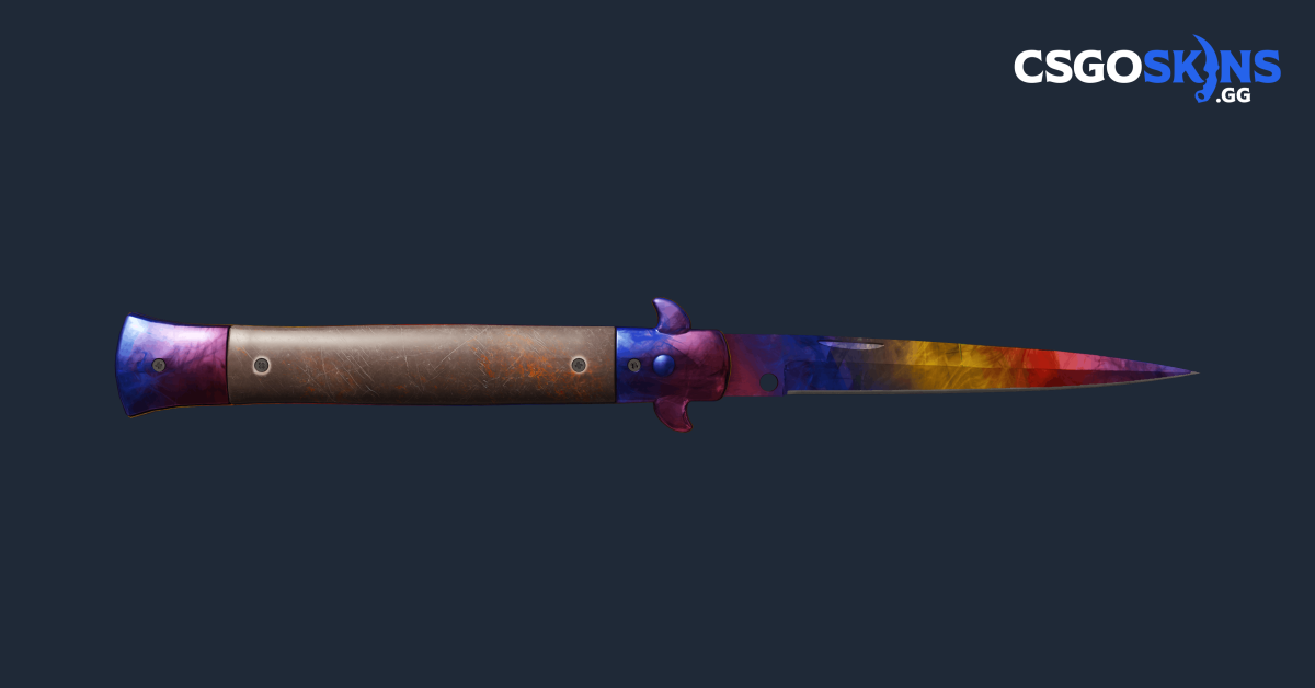 Stiletto Knife | Marble Fade - CSGOSKINS.GG