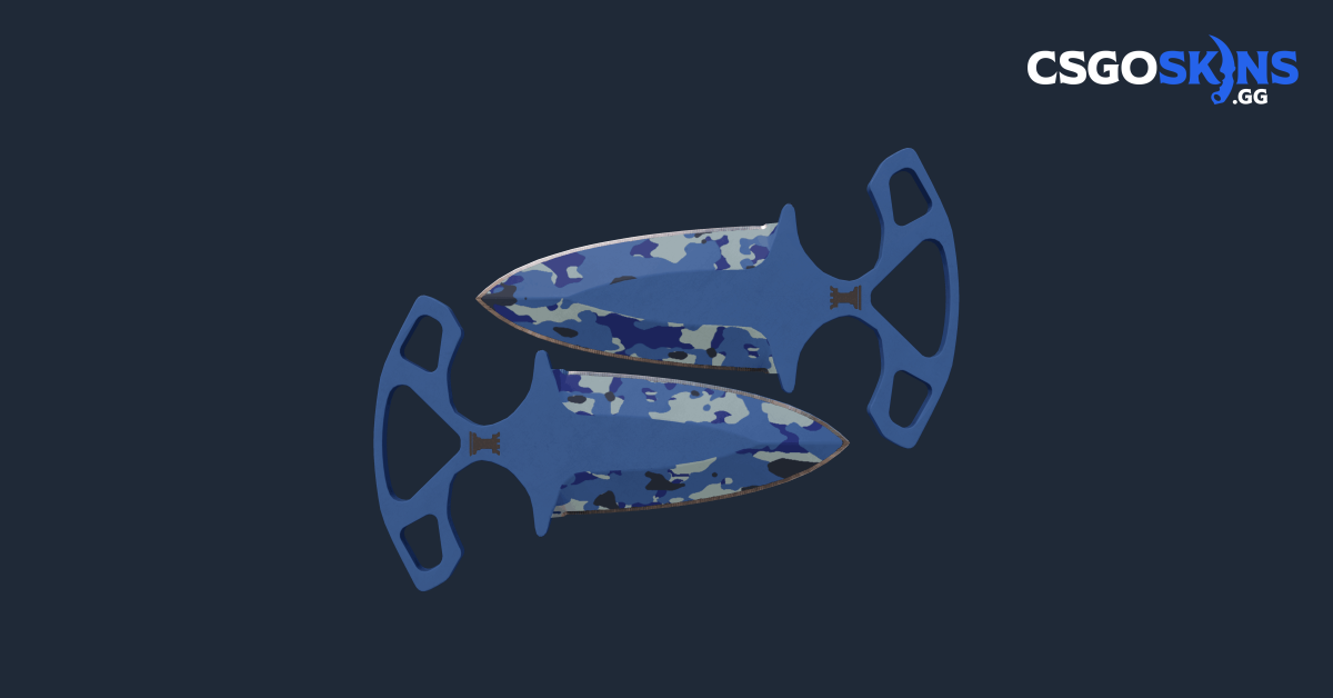 Shadow Daggers | Bright Water - CSGOSKINS.GG