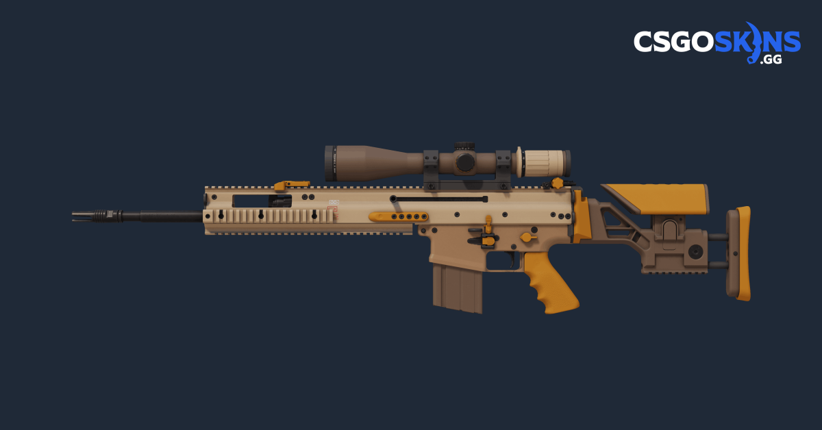 SCAR-20 | Short Ochre - CSGOSKINS.GG