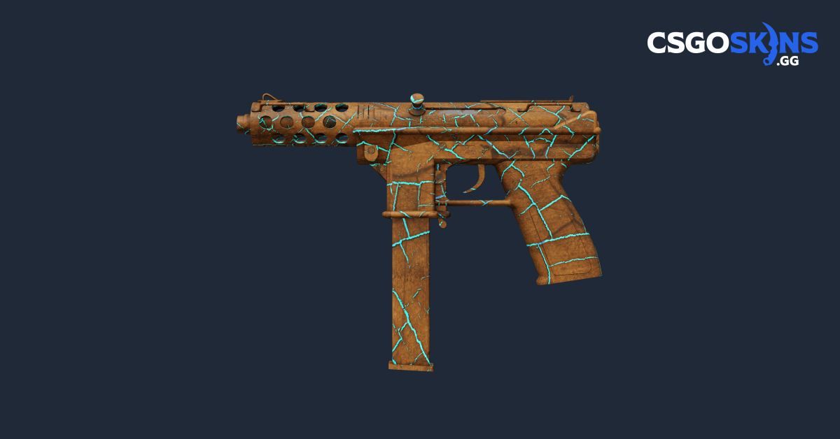 Tec-9 | Cracked Opal - CSGOSKINS.GG