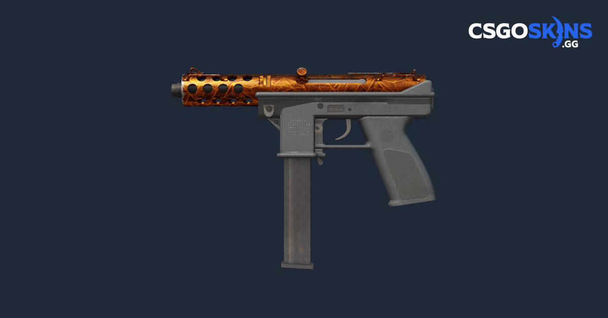 Tec-9 | Red Quartz - CSGOSKINS.GG