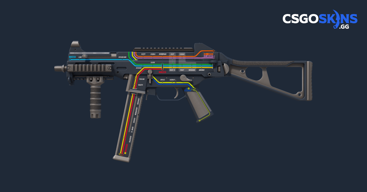 UMP-45 | Late Night Transit - CSGOSKINS.GG