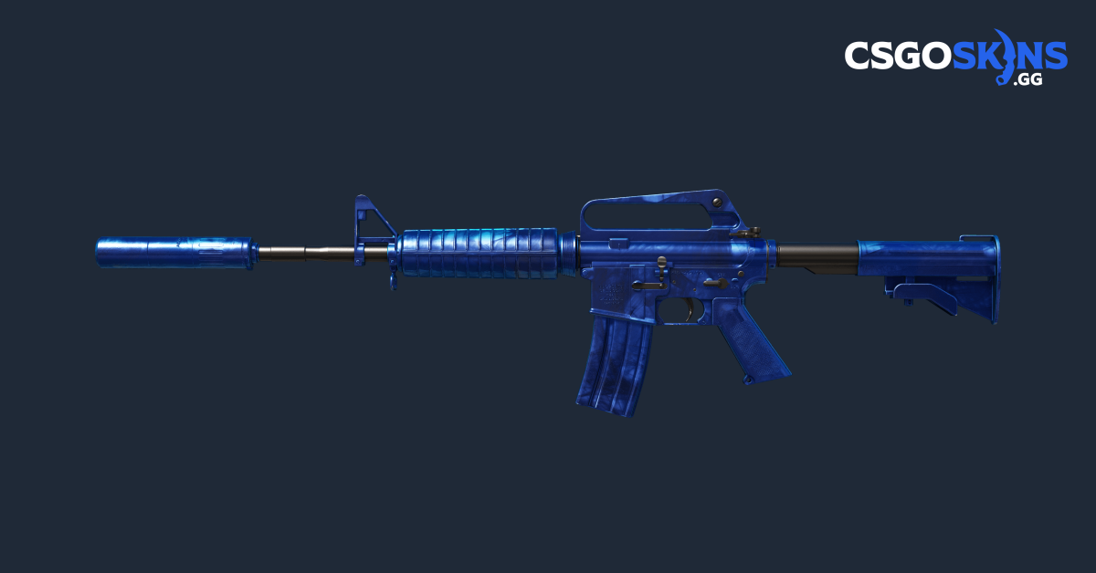 M4A1-S | Blue Phosphor - CSGOSKINS.GG