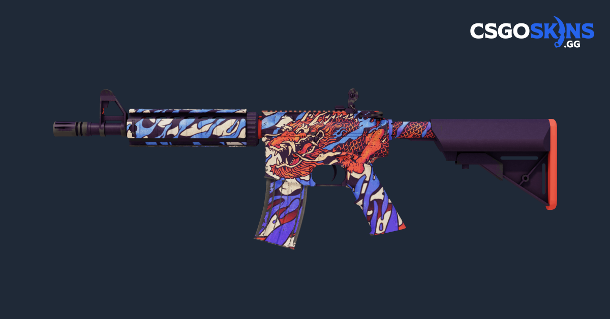 M4A4 | 龍王 (Dragon King) - CSGOSKINS.GG