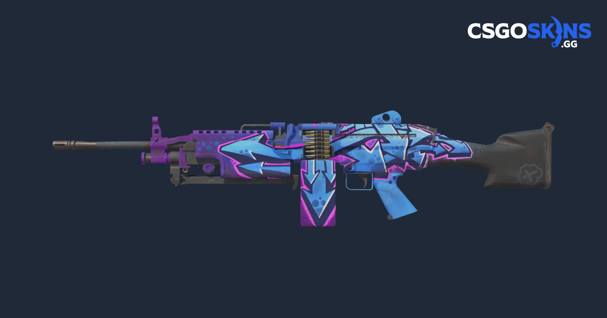M249 | Downtown - CSGOSKINS.GG