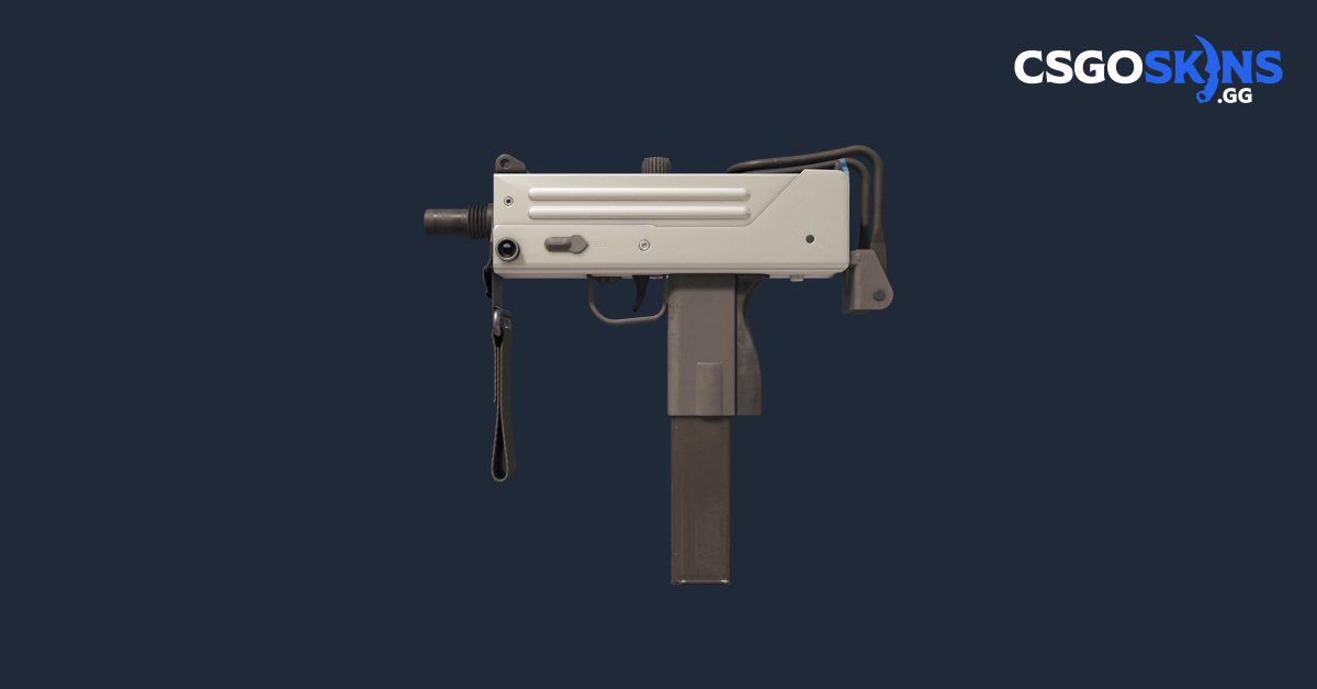 MAC-10 | Silver - CSGOSKINS.GG