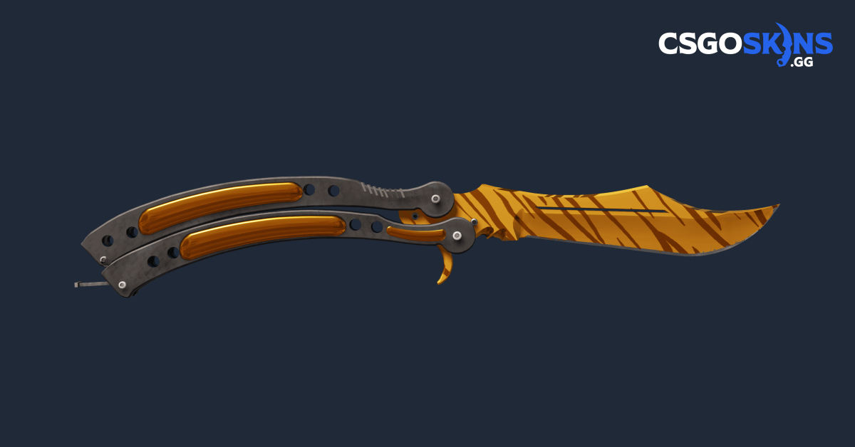 Butterfly Knife | Tiger Tooth - CSGOSKINS.GG