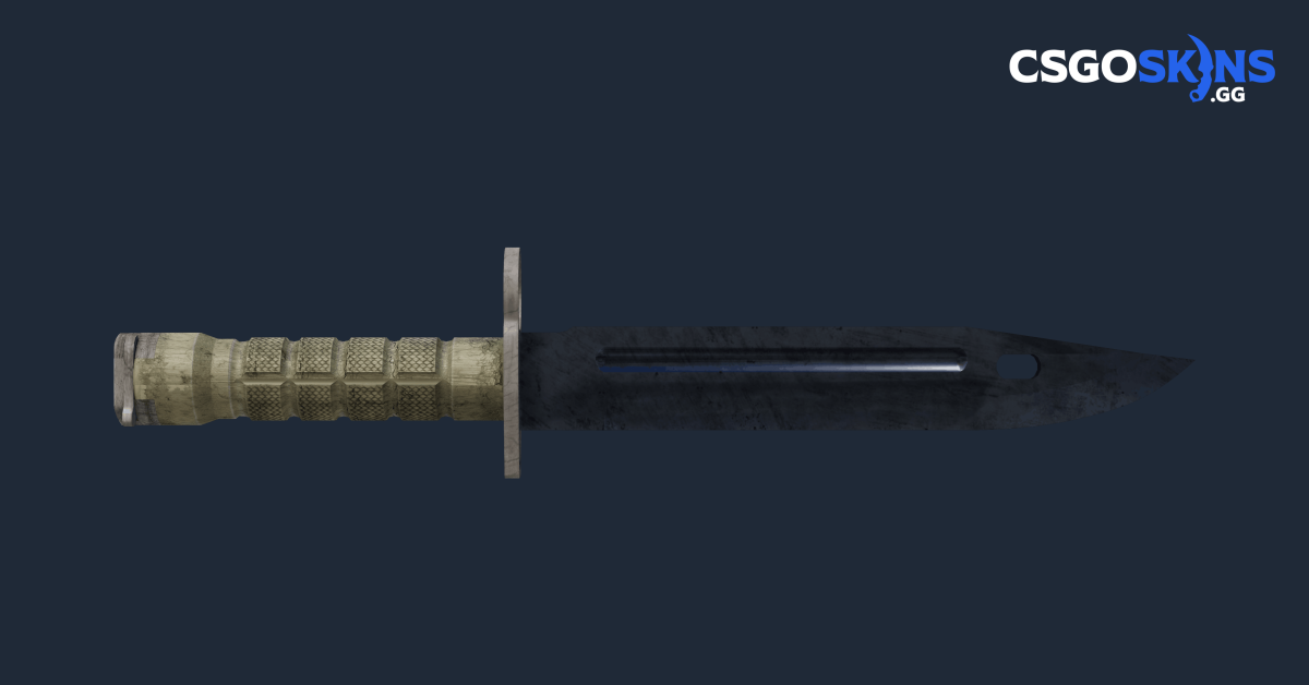 Bayonet | Blue Steel - CSGOSKINS.GG